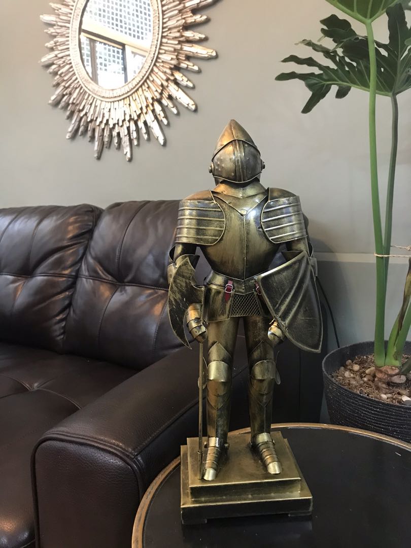 Medieval Knight Armor Metal Height:16.5 inches, Hobbies & Toys ...