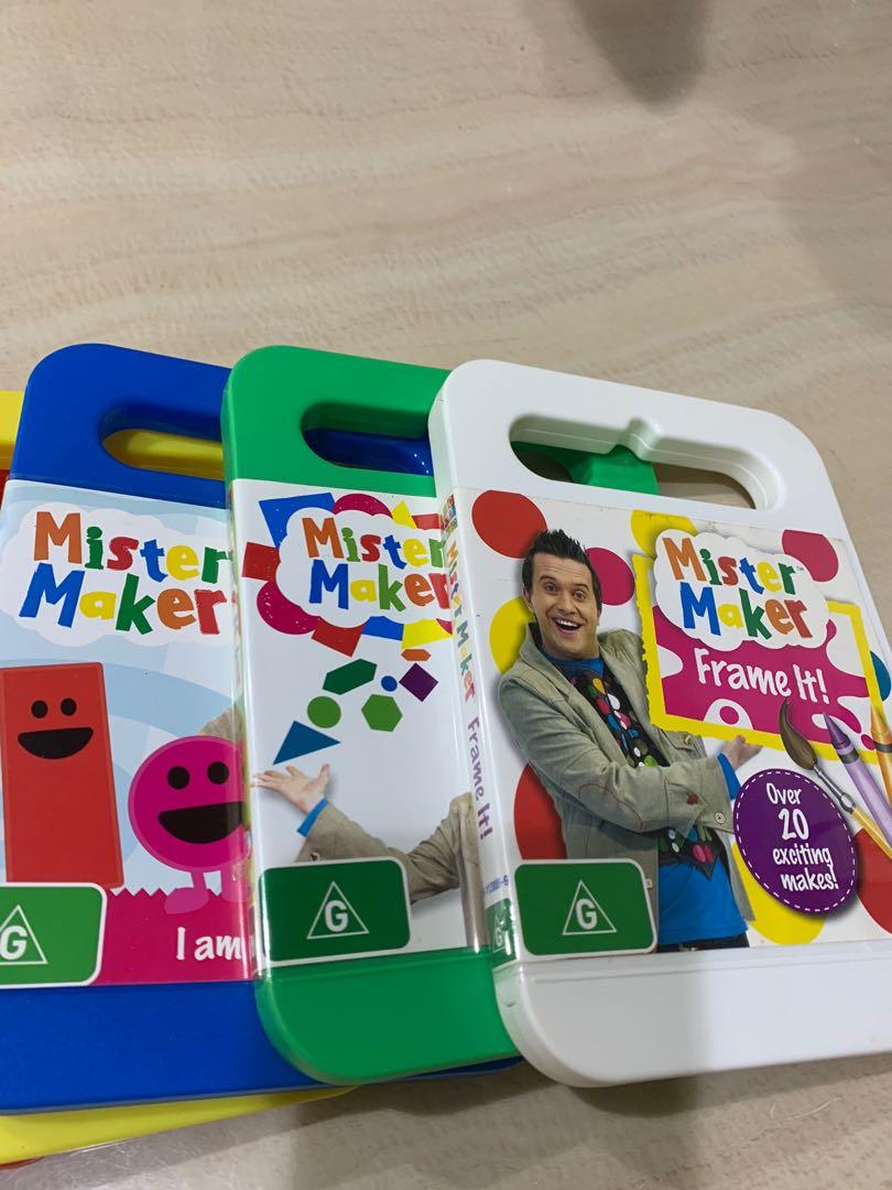 Mister maker Dvd, 書籍、休閒與玩具, 玩具、公仔、桌遊在旋轉拍賣