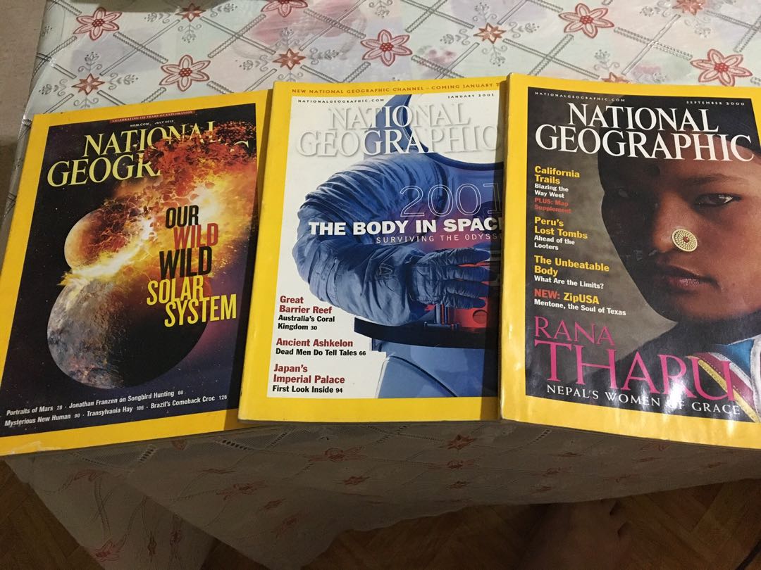 National Geographic magazines (part 2), Hobbies & Toys, Books ...