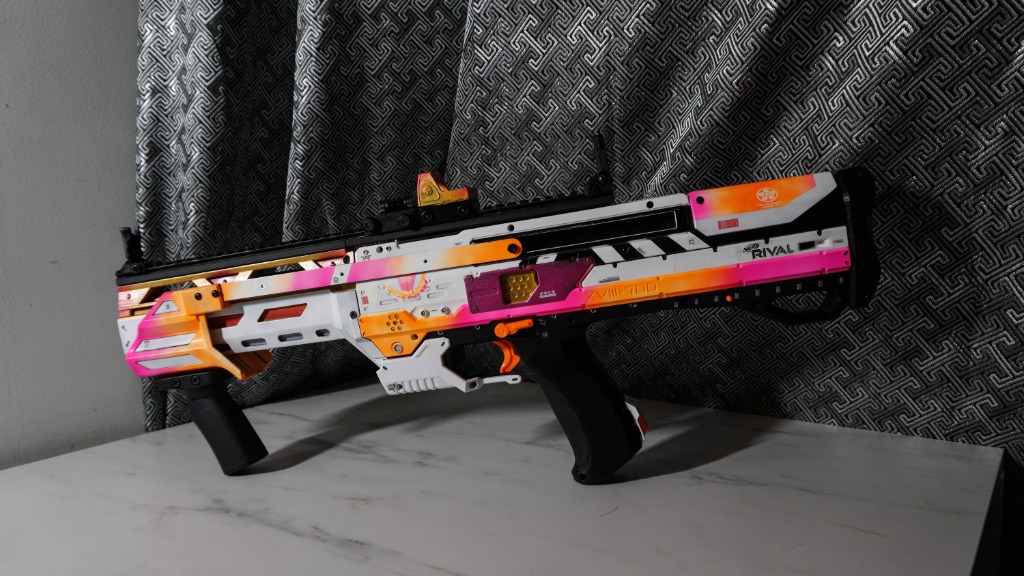 nerf rival helios With pump kit, Hobbies & Toys, Toys & Games on Carousell