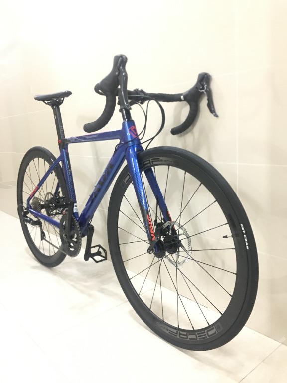 NEW JAVA Siluro 3 Disc Brake Carbon Fork Road Bike with DECA 18 Speed ...