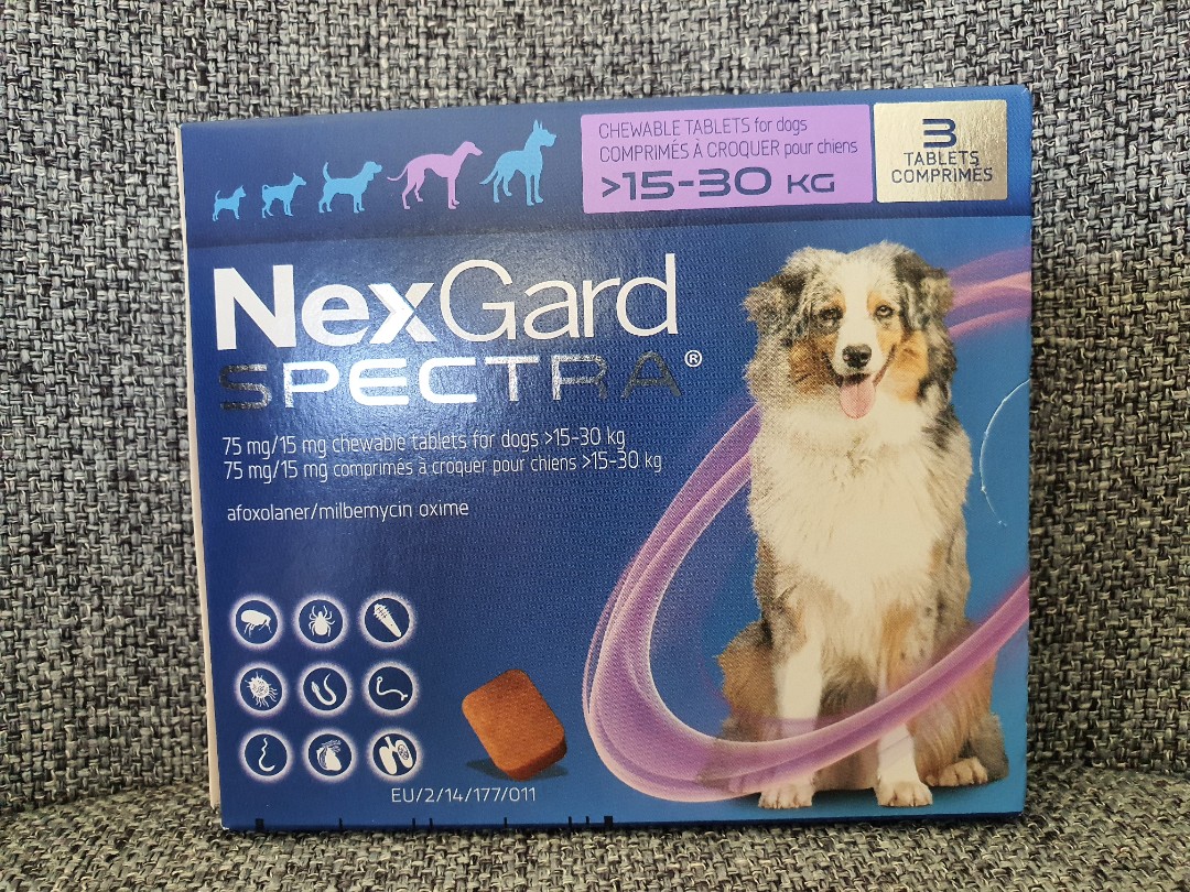 Nexgard Spectra large 15-30kg exp 31.05.22, Pet Supplies, Homes & Other ...