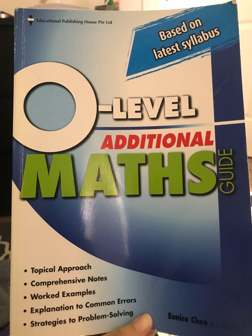 O LEVELS maths workbook, Books & Stationery, Textbooks, Secondary on ...