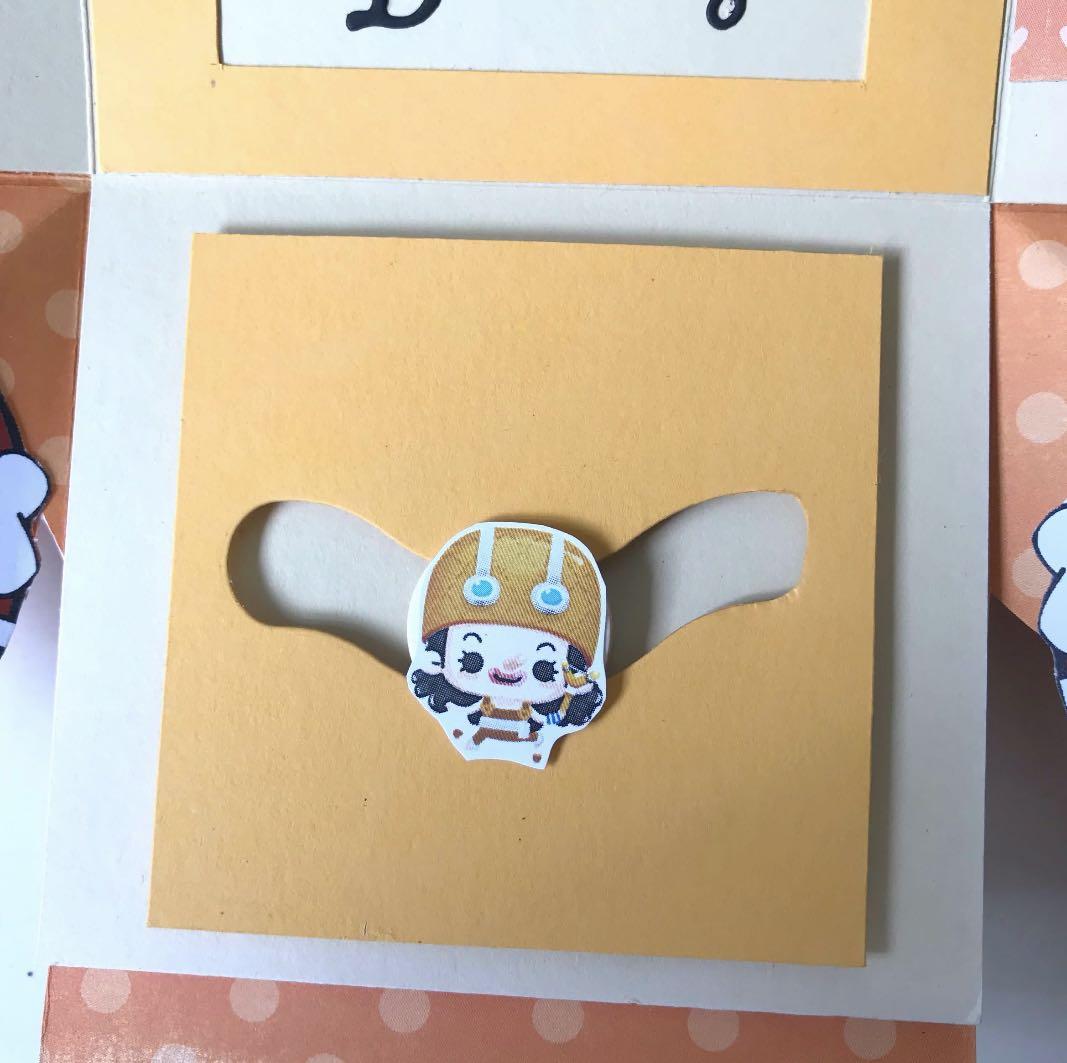 One piece surprise birthday box card interactive explosion box, Hobbies ...