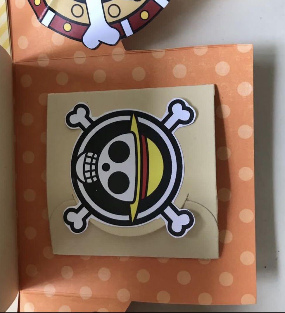One piece surprise birthday box card interactive explosion box, Hobbies ...