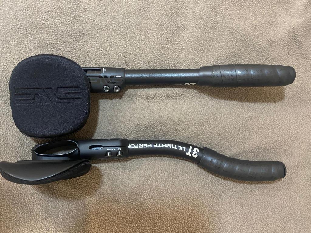 SES AERO HANDLEBAR CLIP-ON EXTENSIONS +Alumunium 3T Bar +Burgh Tape ...