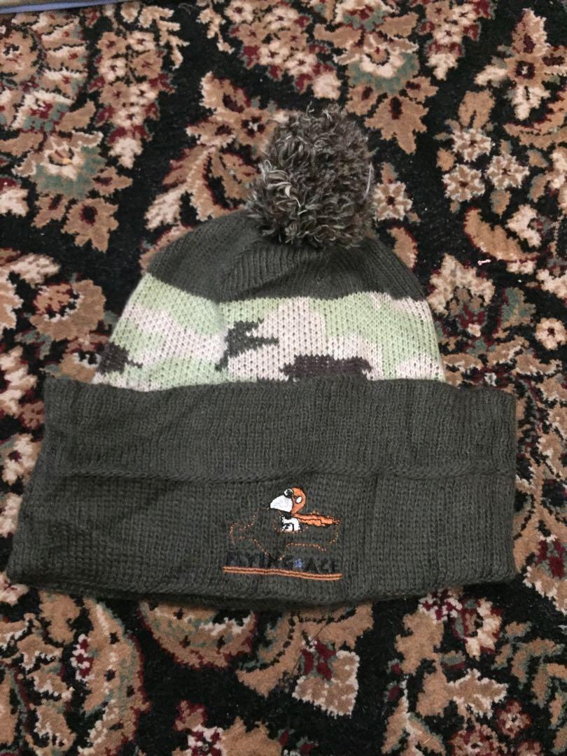 Snoopy snow cap, Men's Fashion, Watches & Accessories, Cap & Hats on ...