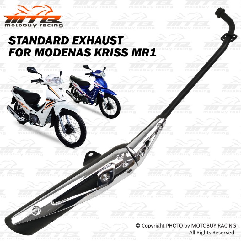 STANDARD EXHAUST FOR MODENAS KRISS MR1, Auto Accessories on Carousell