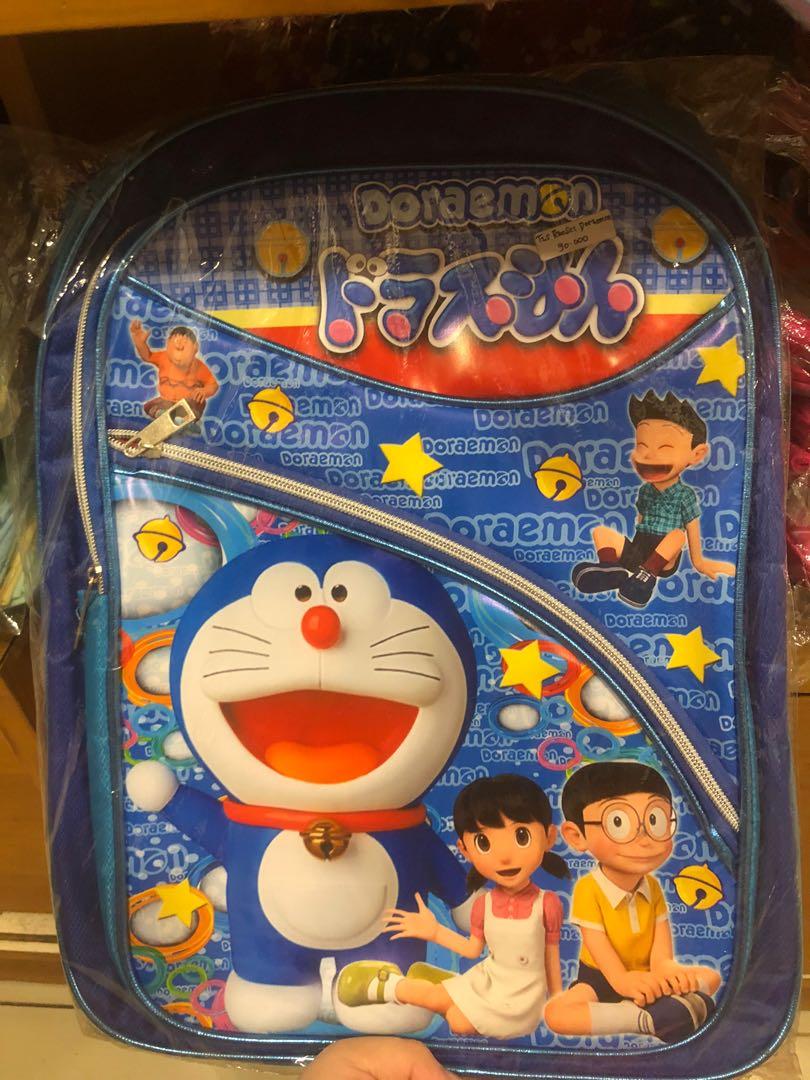 TAS SEKOLAH ANAK FROZEN ATAU DORAEMON, Fesyen Wanita, Tas & Dompet di ...