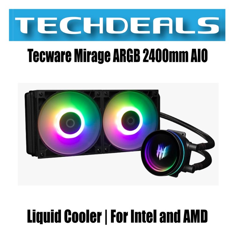 Tecware Mirage ARGB 240mm AIO Liquid Cooler | For Intel and AMD ...