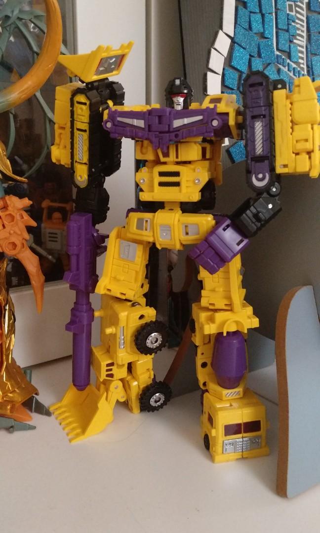 Transformers DX9 hulkie MFT G2 Devastator Hasbro Power core combiners ...