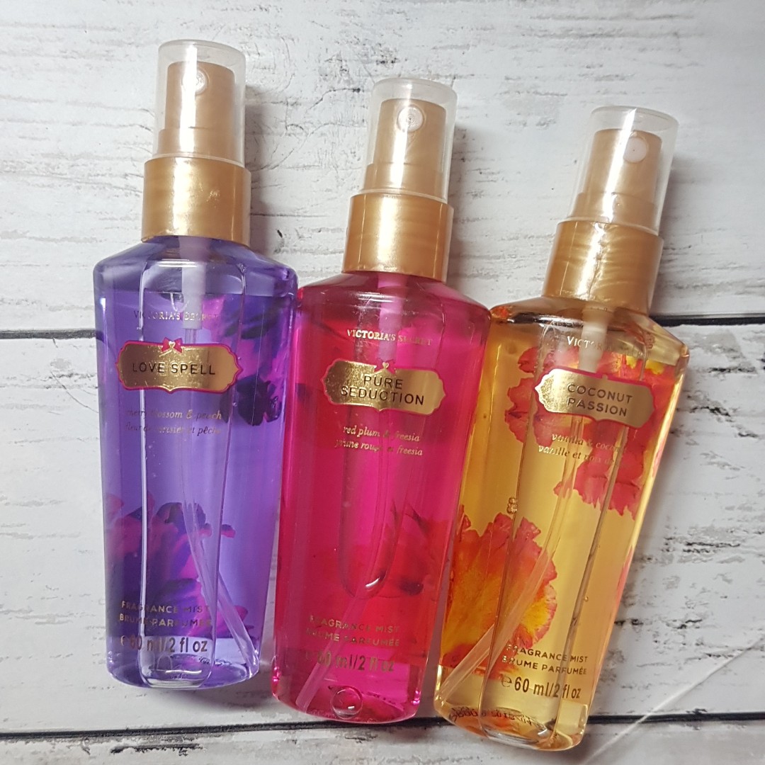 Victoria's Secret Fragrance Mist (Set of 3), Beauty & Personal Care, Fragrance & Deodorants on ...