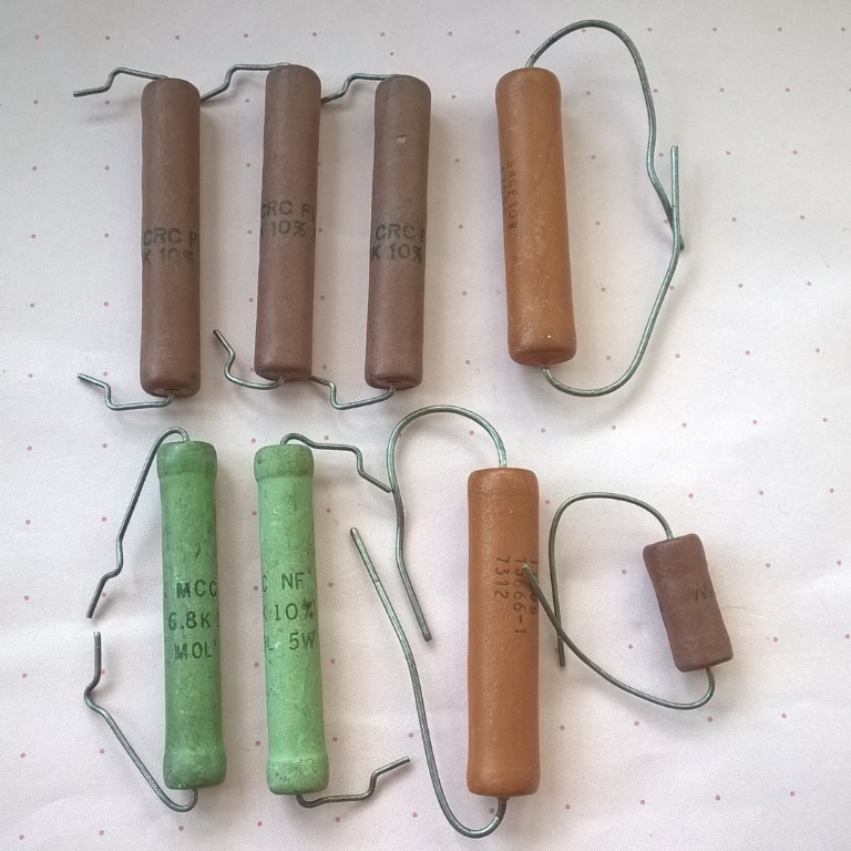 Vintage Power Resistors (# Radio, Vacuum Tube, Amplifier, Power Supply ...