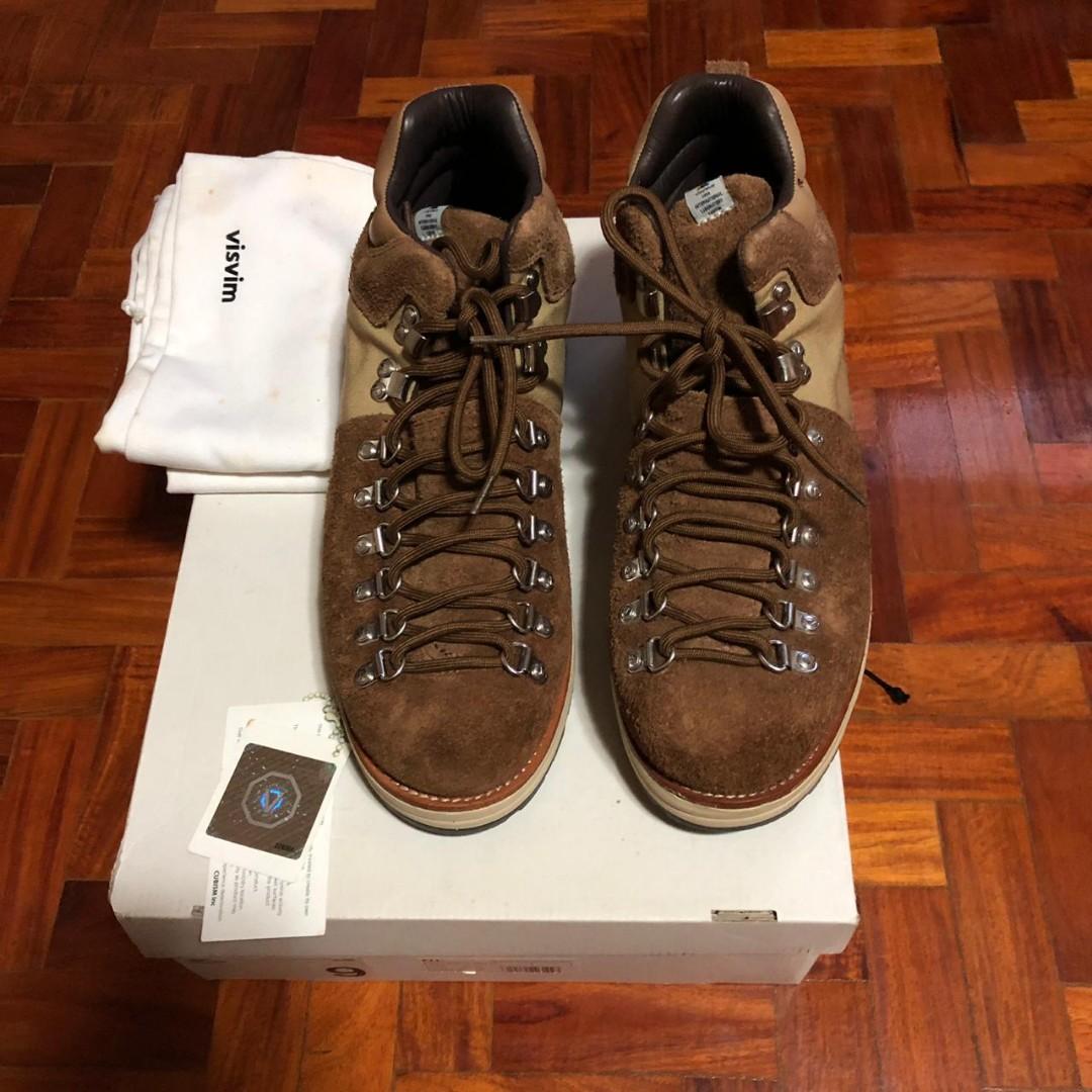 VISVIM SERRA LIGHT BROWN SUEDE LEATHER HIKING BOOTS SZ 9US, Men's Fashion, Footwear, Boots on ...