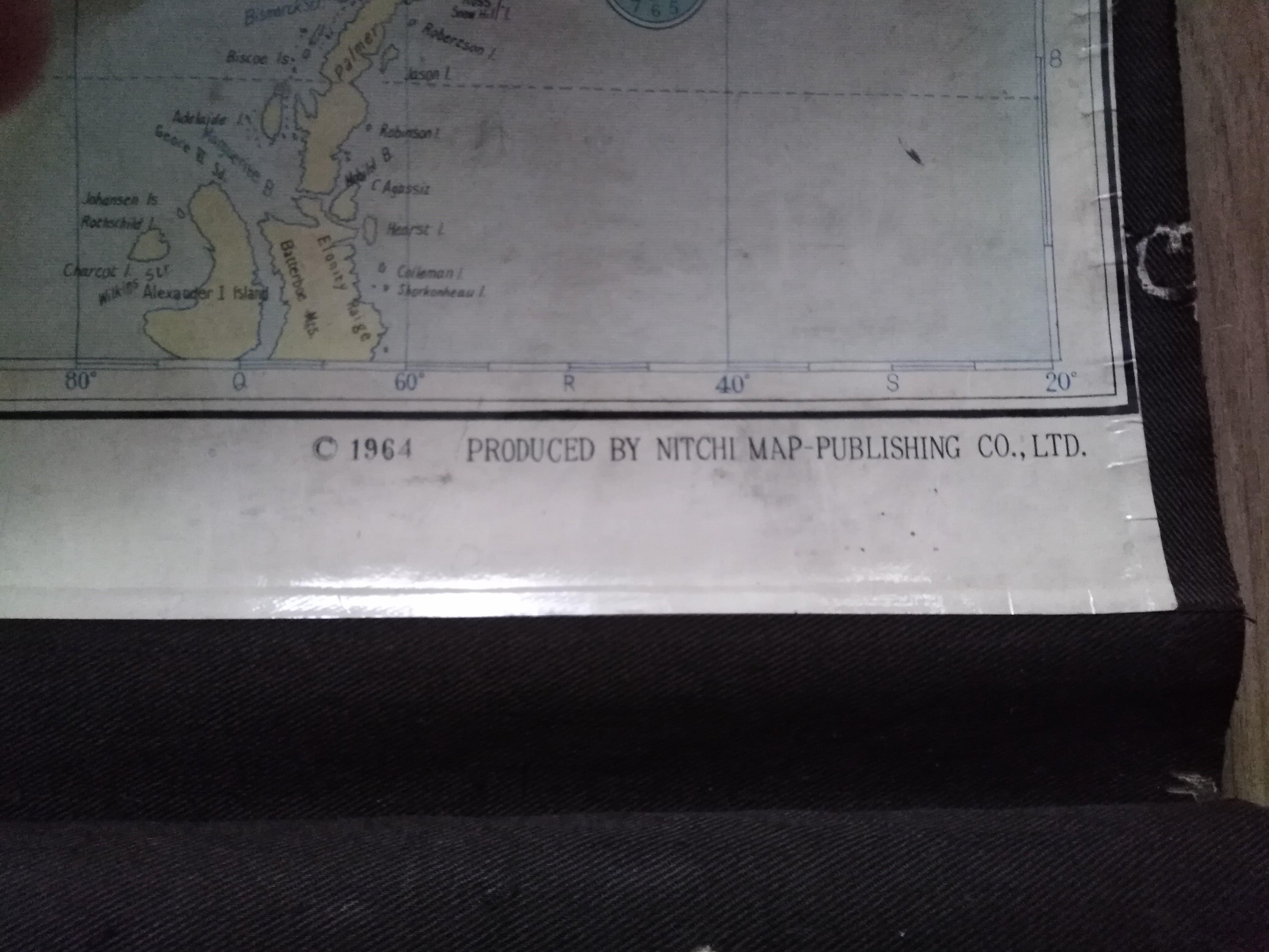 World Map (Year 1964), Hobbies & Toys, Memorabilia & Collectibles ...