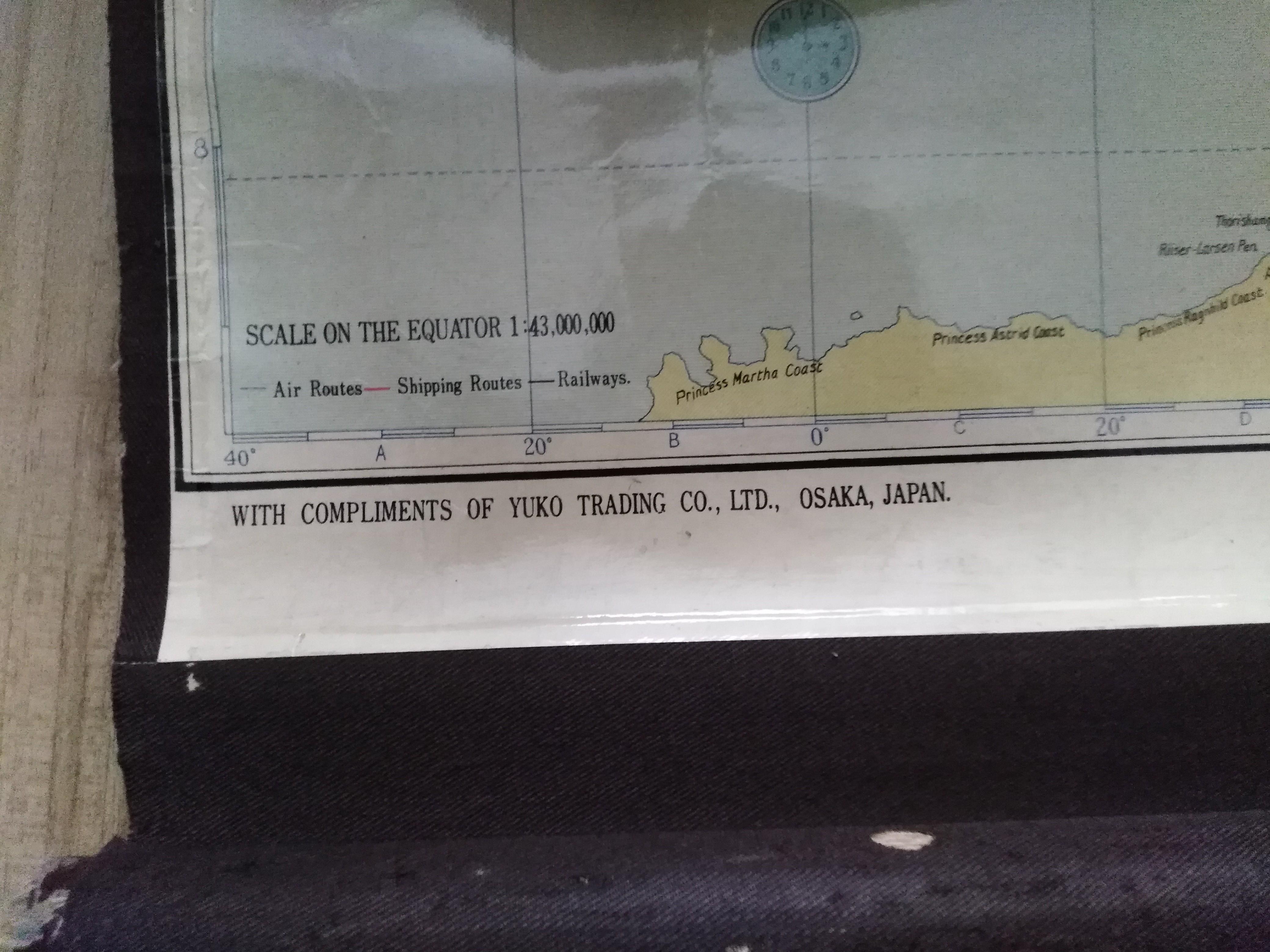 World Map (Year 1964), Hobbies & Toys, Memorabilia & Collectibles ...