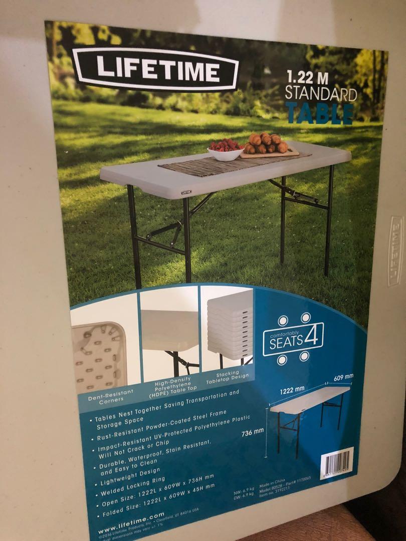 4FT Lifetime Foldable Table, Babies & Kids, Baby Nursery & Kids ...