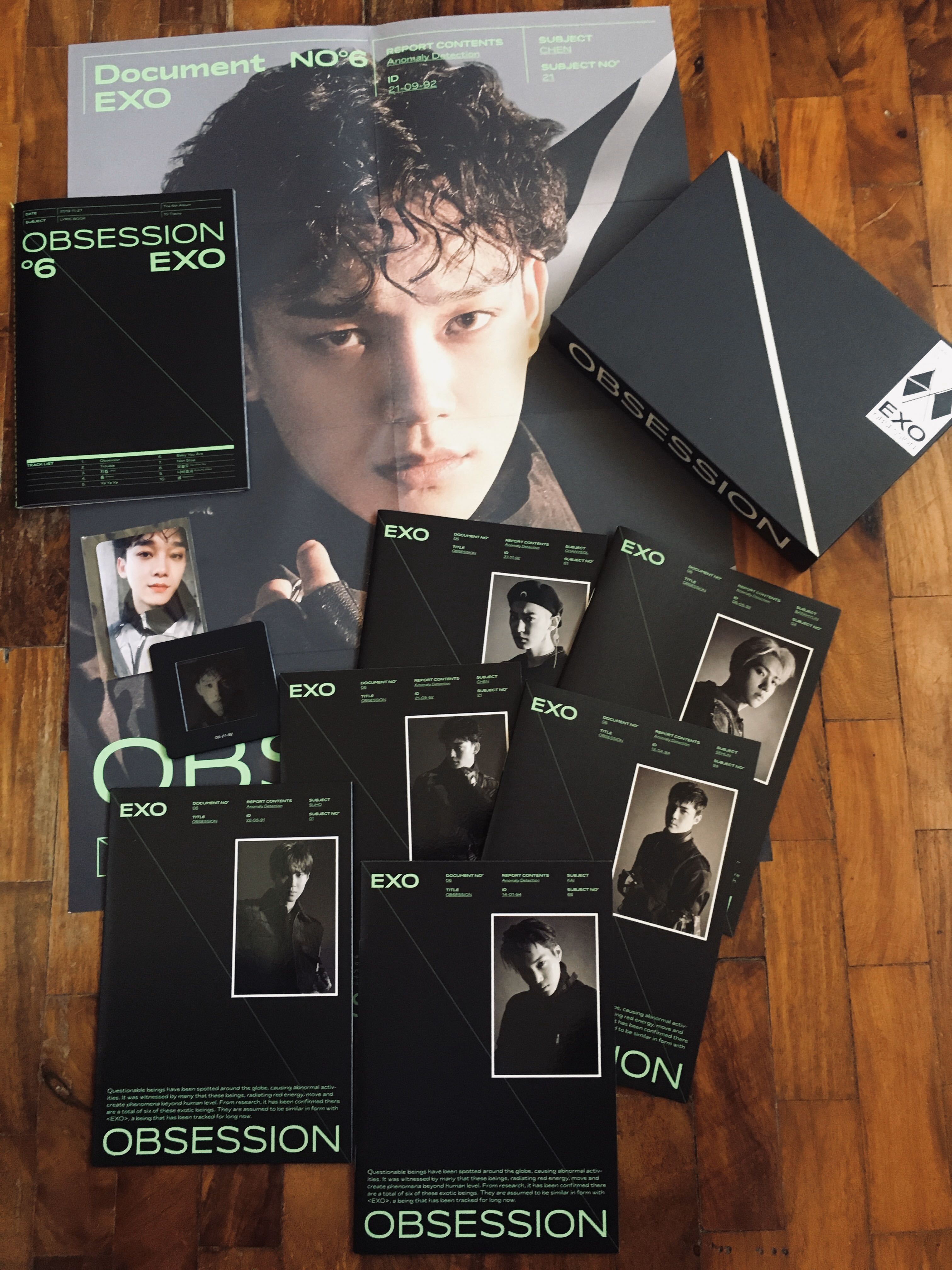 [ COMPLETE INCLUSION] EXO OBSESSION ALBUM (EXO VER), Hobbies & Toys ...