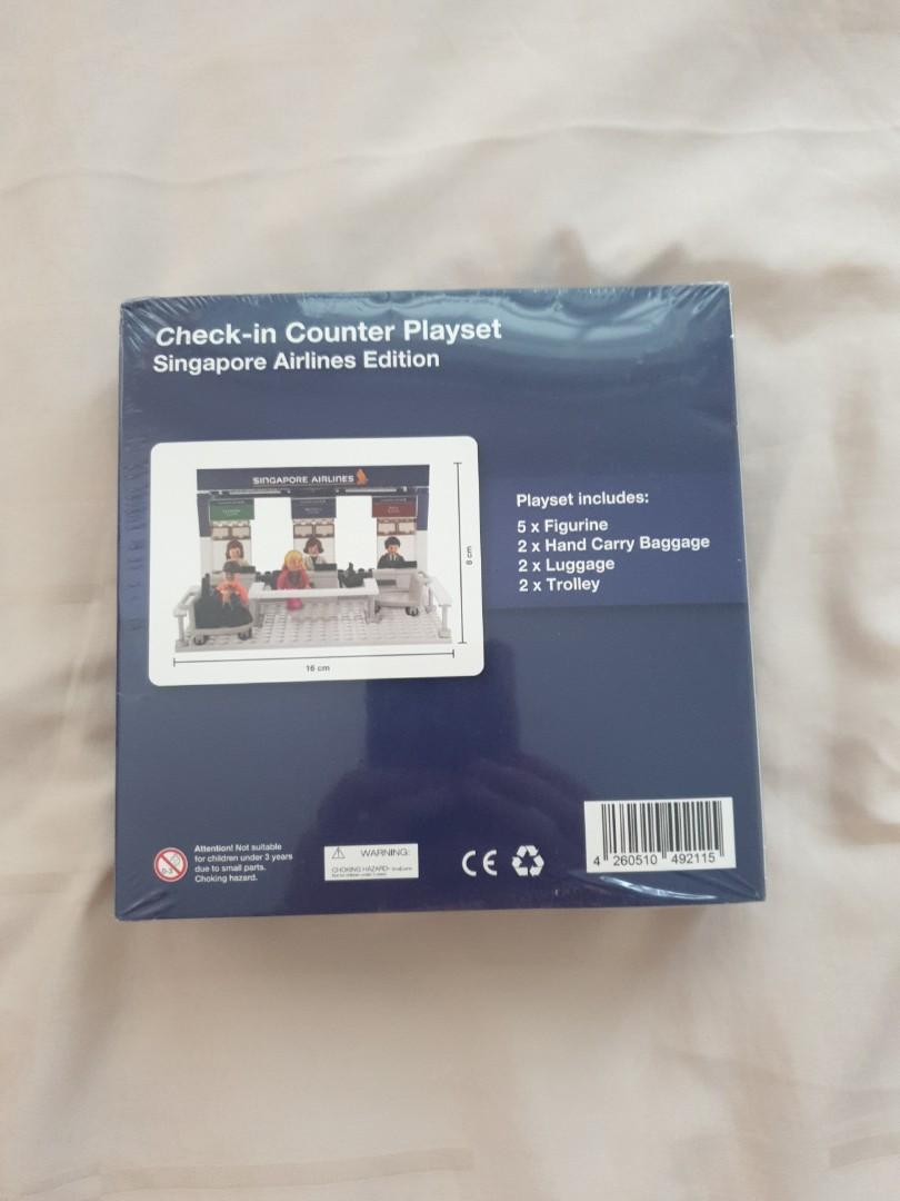 BNIP LEGO Singapore Airlines Edition Check In Counter Playset, Hobbies ...