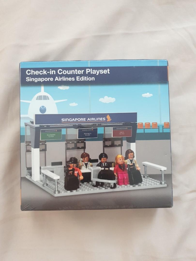 BNIP LEGO Singapore Airlines Edition Check In Counter Playset, Hobbies ...