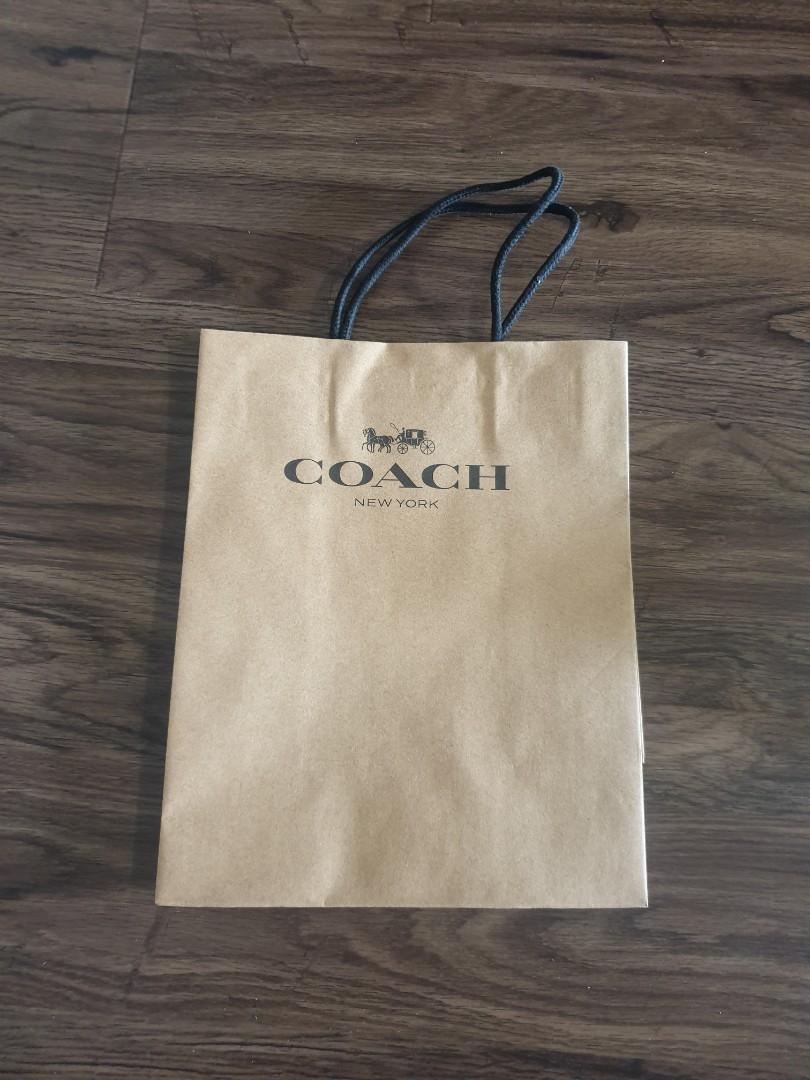 Coach Paper Bag, Luxury, Bags & Wallets on Carousell
