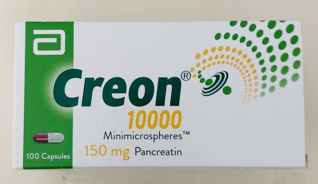Creon 10000 150mg Pancreatin 100 capsules, Everything Else on Carousell