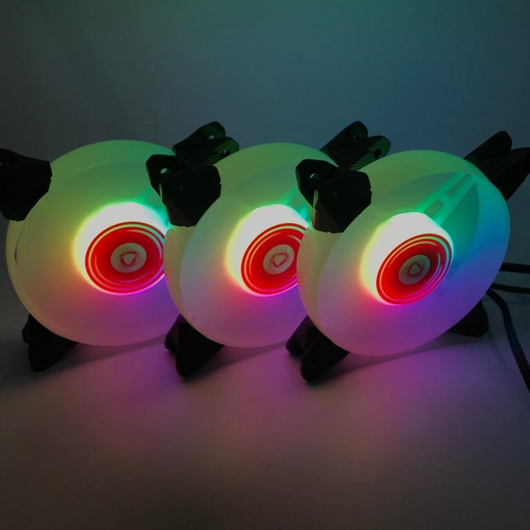 ICE TOWER (3-IN-ONE V2.0) ARGB FAN | 3PCS 12CM Cooling Fan, with Remote ...