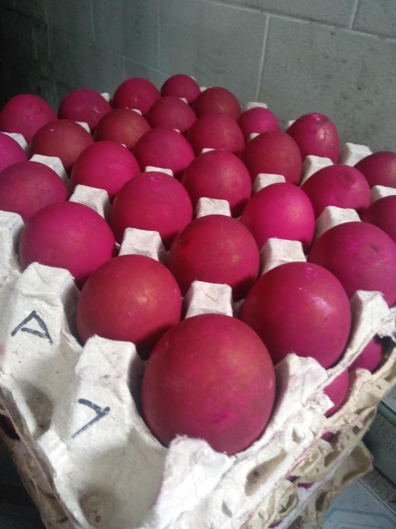 Itlog na Maalat/ Itlog Pula, Food & Drinks, Fresh Produce on Carousell