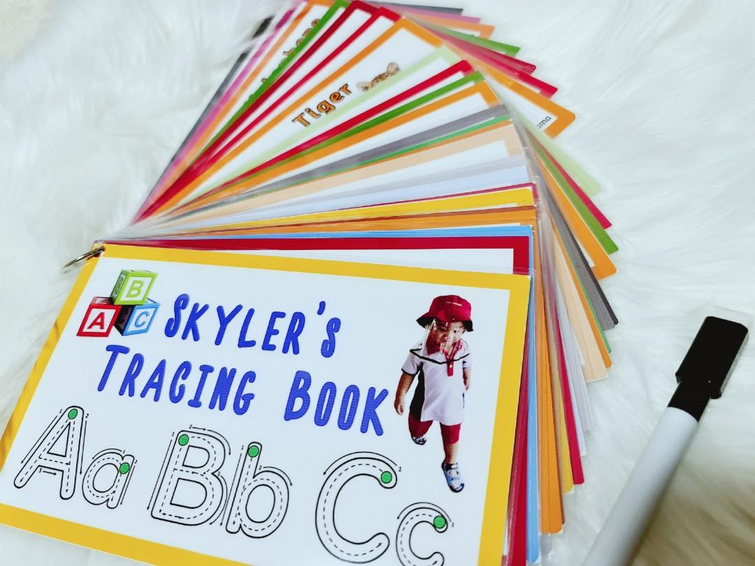 Laminated Reusable ABC tracing book, Hobbies & Toys, Books & Magazines ...