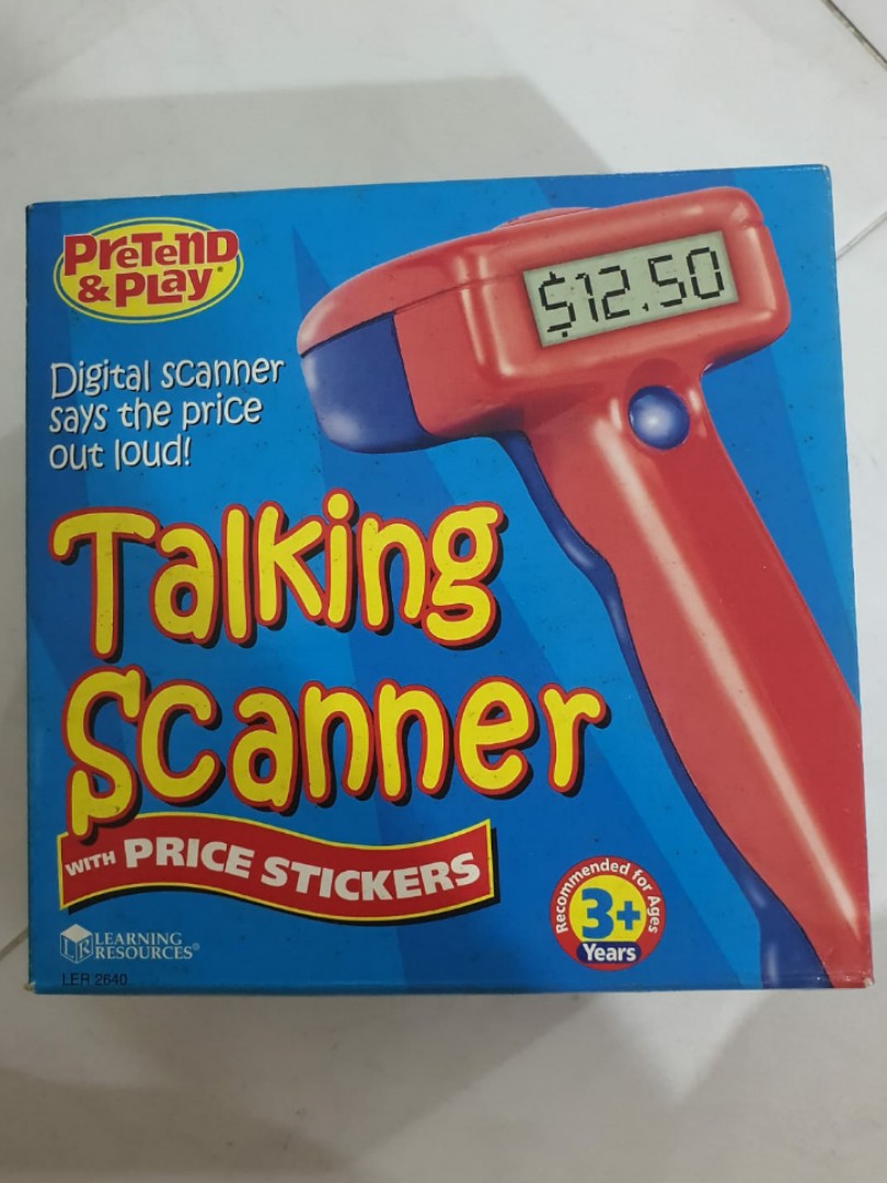 Learning Resources Talking Scanner pretend and play, Hobbies & Toys ...