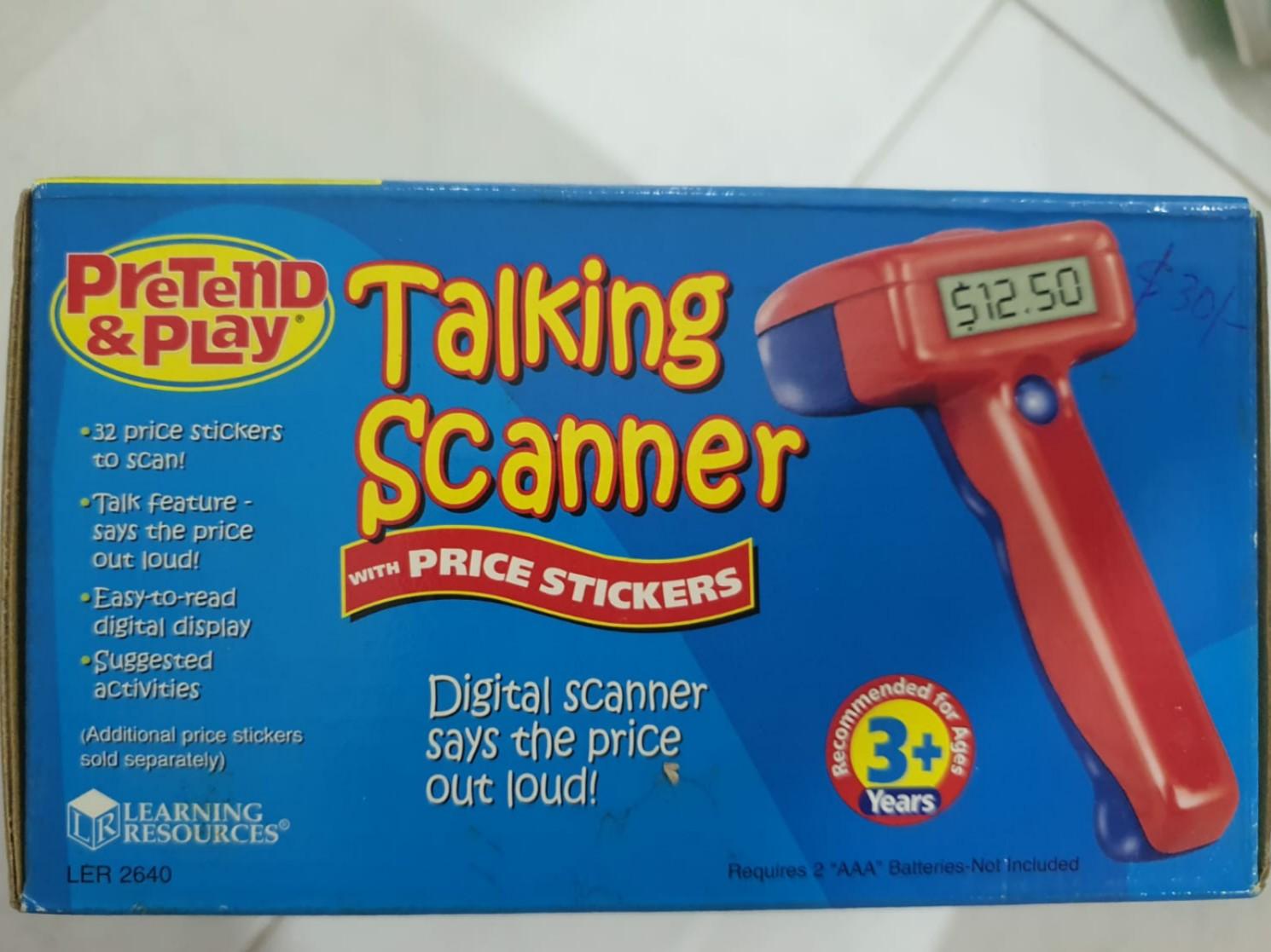 Learning Resources Talking Scanner pretend and play, Hobbies & Toys ...