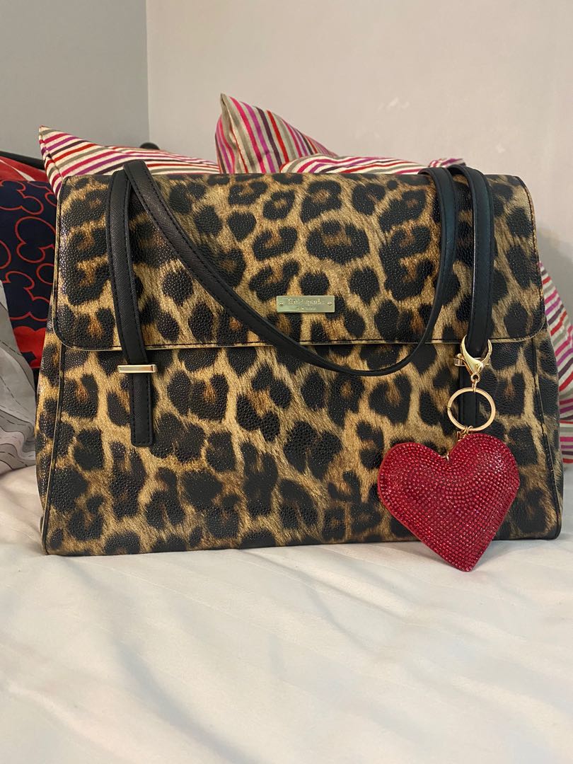 Leopard Kate Spade, Women's Fashion, Bags & Wallets, Beach Bags on ...