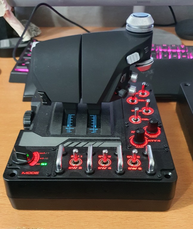 LOGITECH X56 HOTAS, Computers & Tech, Parts & Accessories, Computer ...