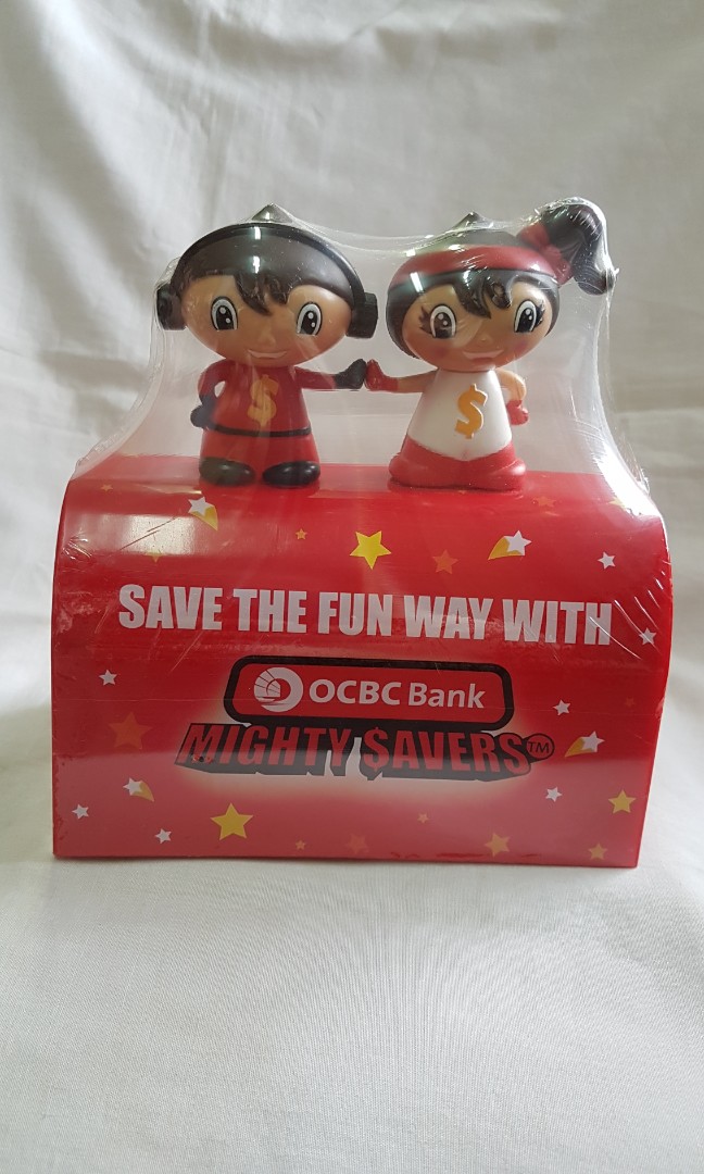 OCBC Bank Coin Bank Money Box, Vintage & Collectibles, Vintage ...