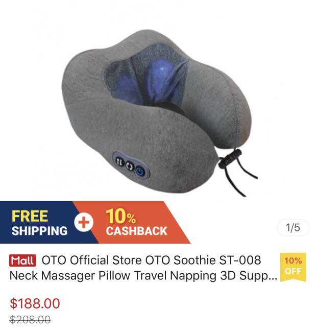 OTO Wireless Neck Massager, Health & Nutrition, Massage Devices on ...