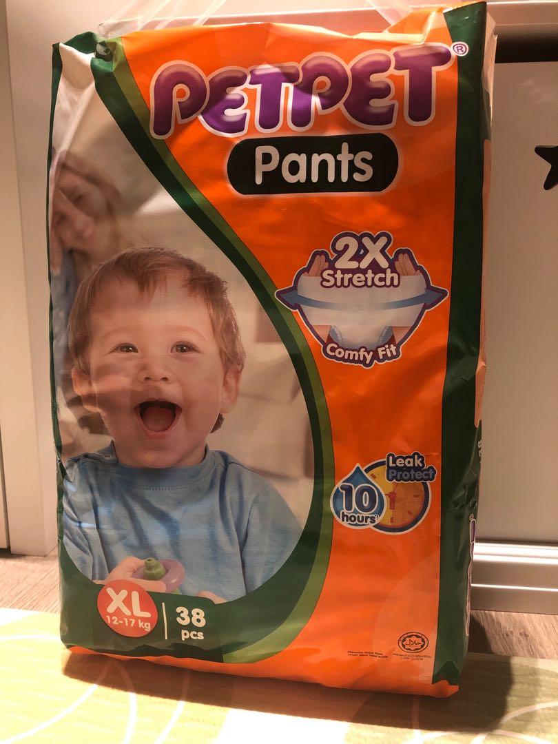 PETPET Diapers pants XL, Babies & Kids, Bathing & Changing, Diapers ...