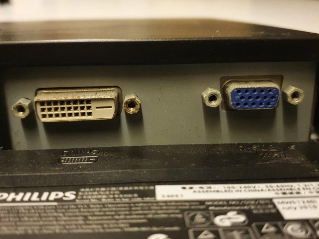 Philips 24 inch monitor, Computers & Tech, Parts & Accessories, Monitor ...