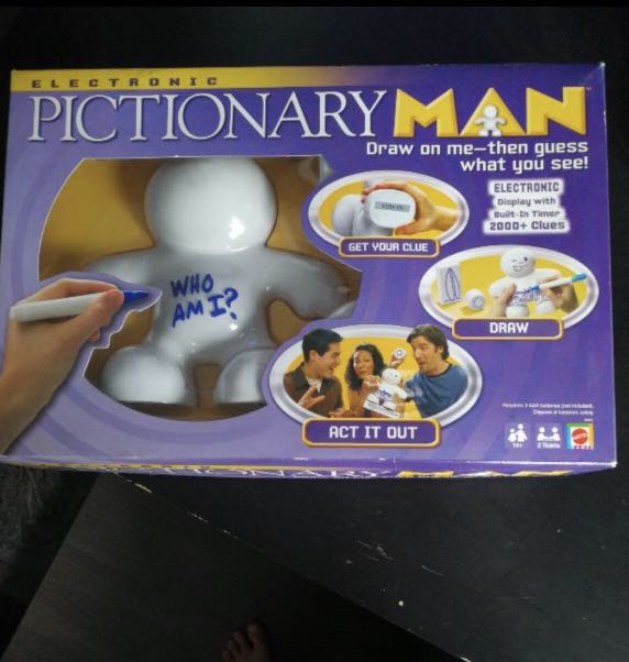 Pictionary Man Electronic Board Game, Toys & Games, Board Games & Cards ...