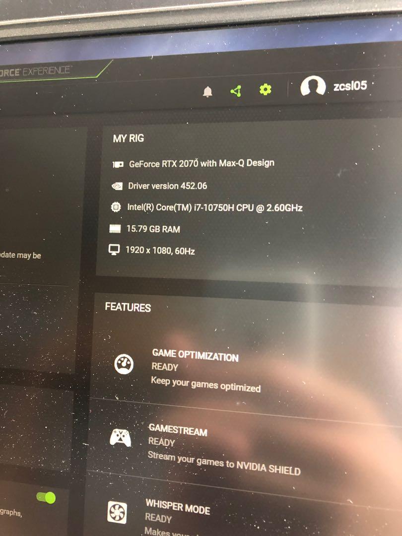 Asus Rog Zephyrus M15 rtx 2070 maxq 10th gen i7, 電腦＆科技, 手提電腦 - Carousell