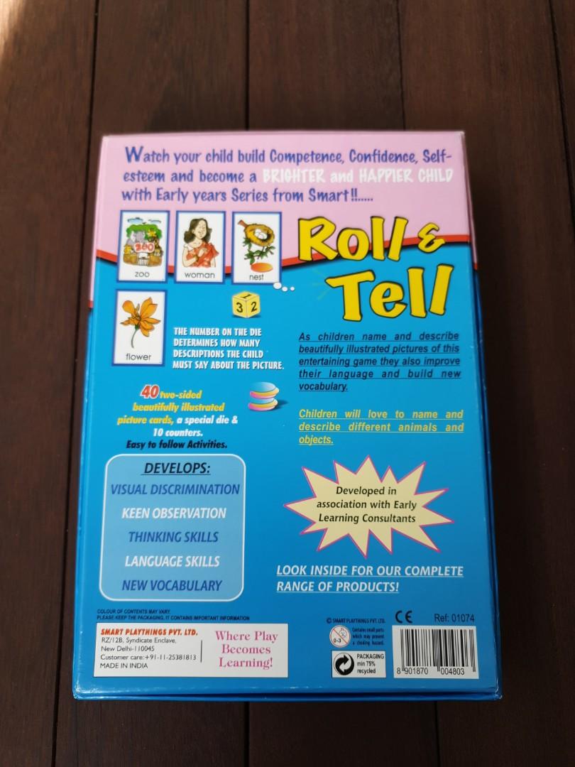 Smart Roll & Tell Flash Cards/Learning resources, Hobbies & Toys, Toys ...