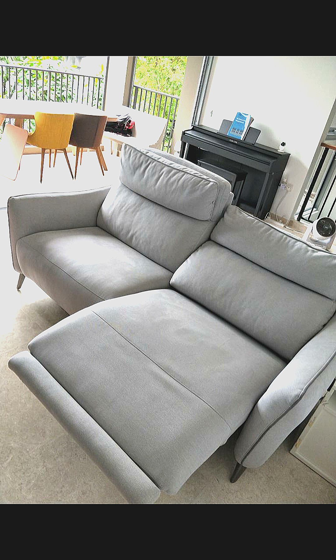Sofa with Electric incline control, Furniture & Home Living, Furniture ...