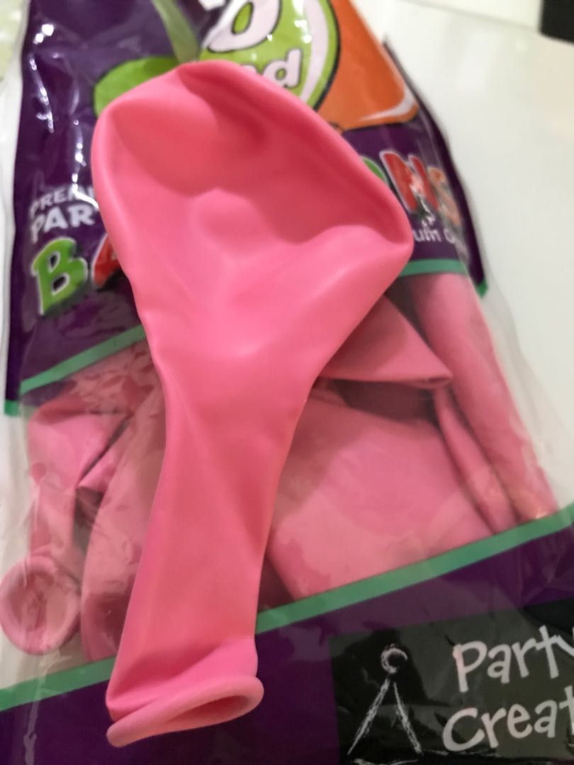 Soft Pink Balloon Premium Latex Helium(27.5cm), Hobbies & Toys ...