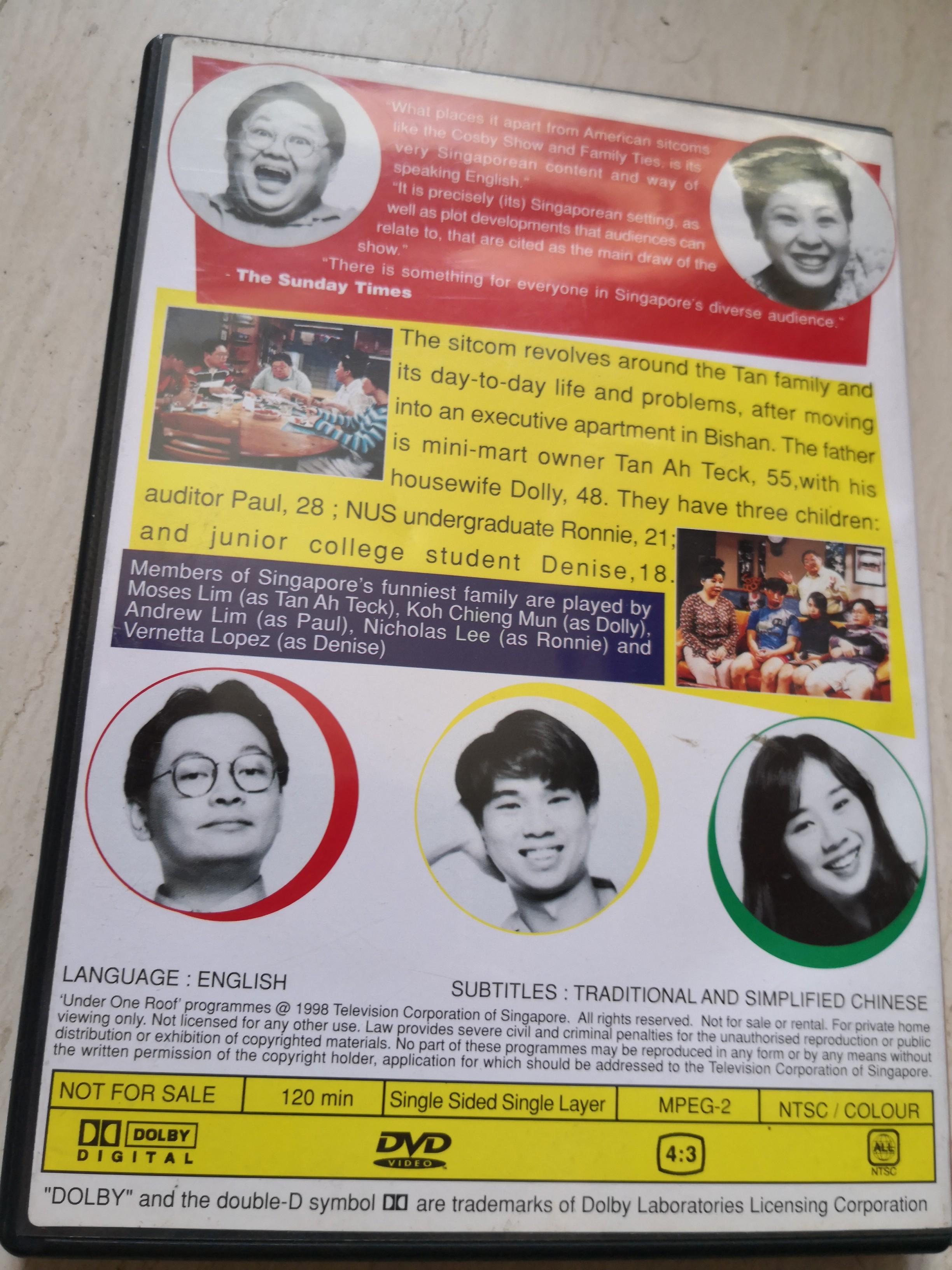 TCS Under One Roof 6Ep Dvd Boxset, TV & Home Appliances, TV ...