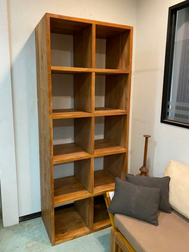 Teak Wood Shelf, Furniture & Home Living, Furniture, Shelves, Cabinets ...