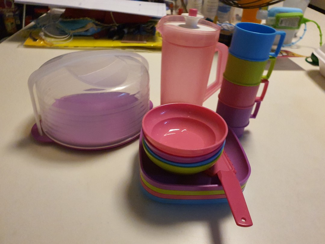 Tupperware Play Set, Furniture & Home Living, Kitchenware & Tableware ...