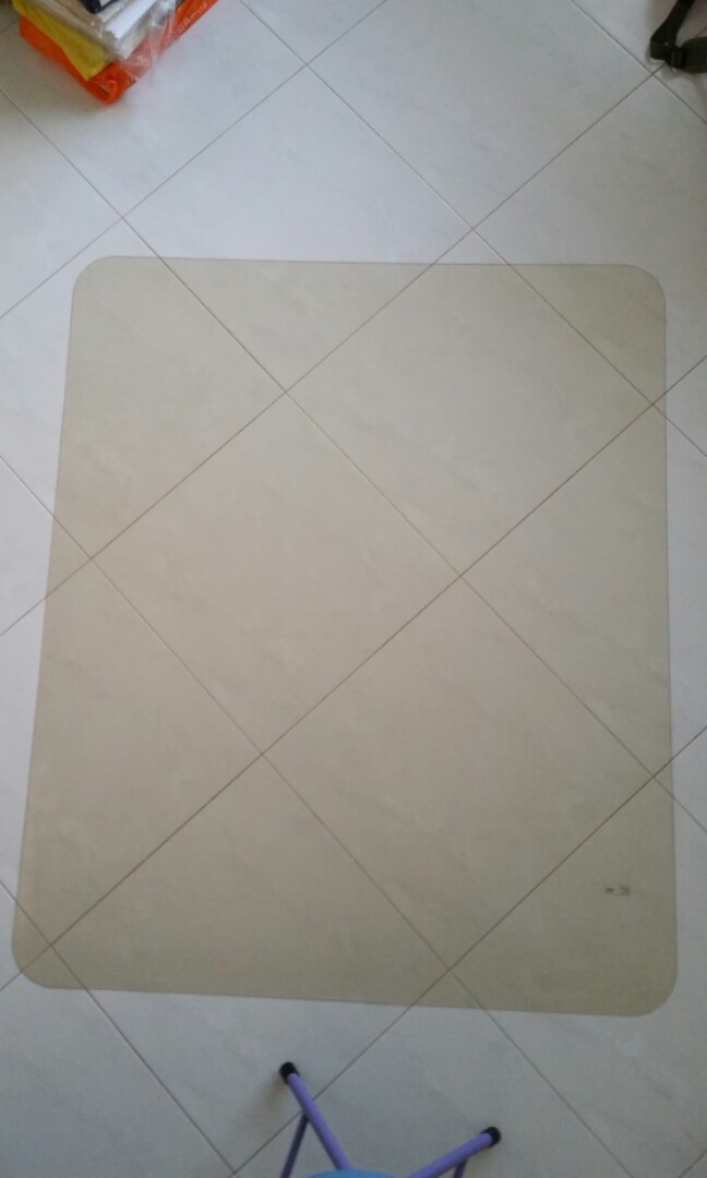 Used Ikea's Kolon Floor protector (Plastic Floor Mat), Furniture & Home ...