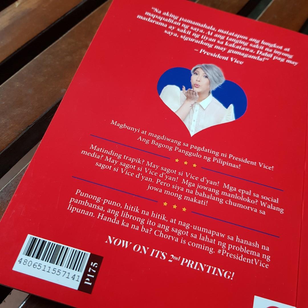 VICE GANDA BOOK PANGGULO NG PILIPINAS, Hobbies & Toys, Books ...