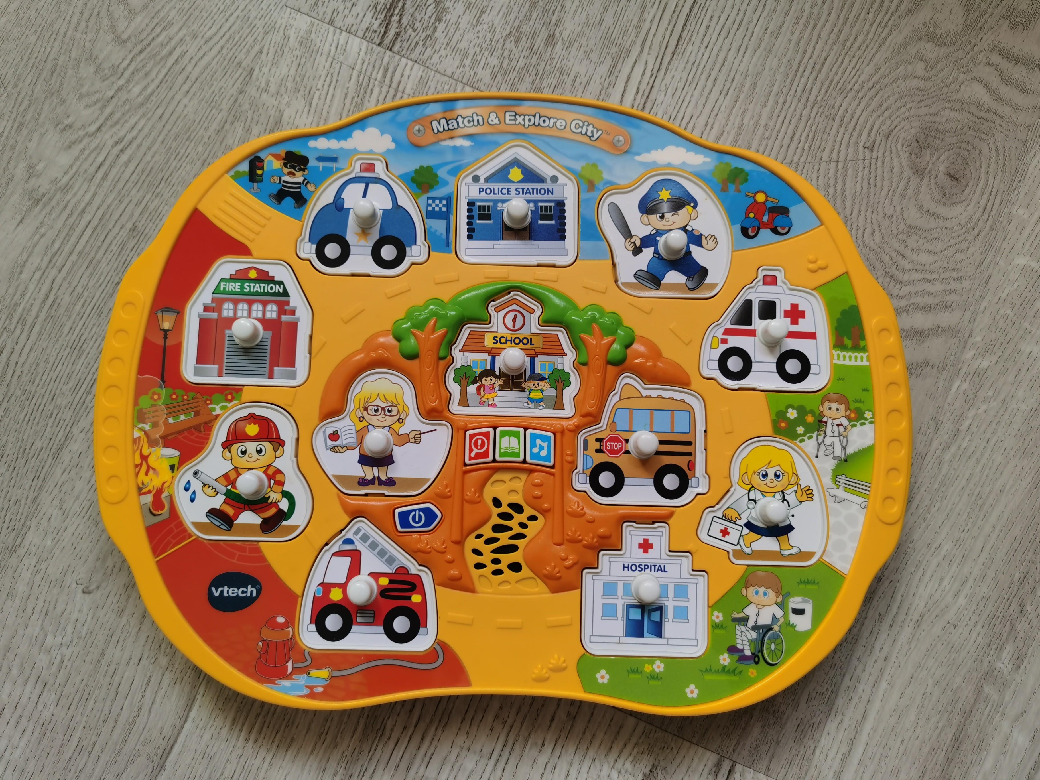 Vtech Match & Explore City, Hobbies & Toys, Toys & Games on Carousell