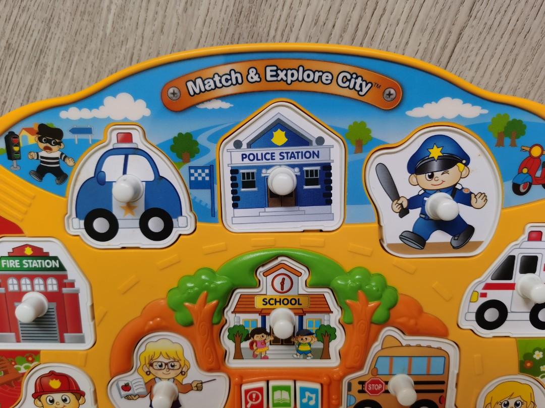Vtech Match & Explore City, Hobbies & Toys, Toys & Games on Carousell