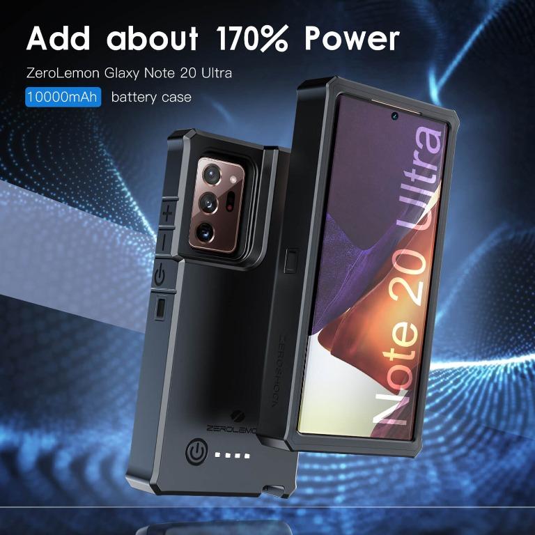 ZeroLemon 10000mAh Battery Case for Samsung Note 20 Ultra, Mobile ...